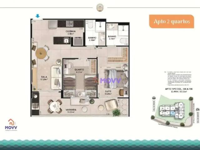 Apartamento para Venda em Niterói/RJ Santo Antônio 2 Quartos