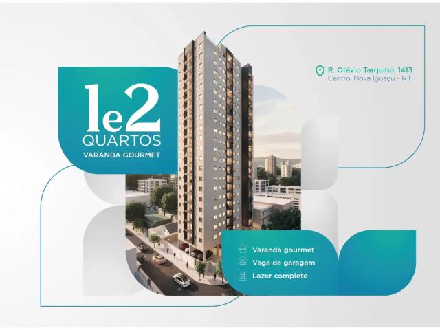 Apartamento para Venda em Nova Iguaçu/RJ Centro 2 Quartos