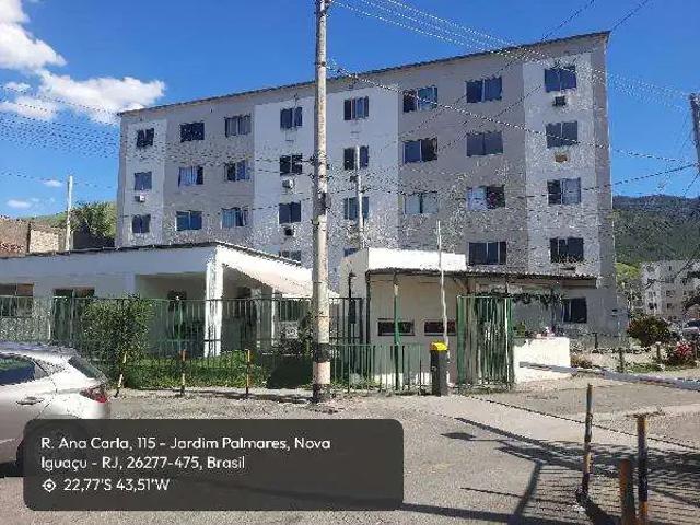 Apartamento para Venda em Nova Iguaçu/RJ Jardim Palmares 1 Quartos