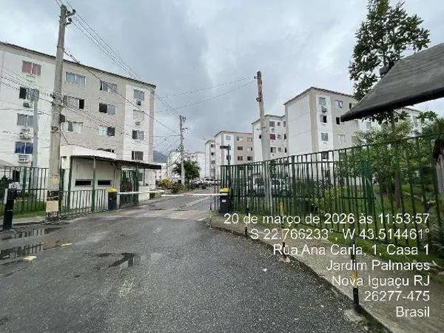 Apartamento para Venda em Nova Iguaçu/RJ Jardim Palmares 2 Quartos
