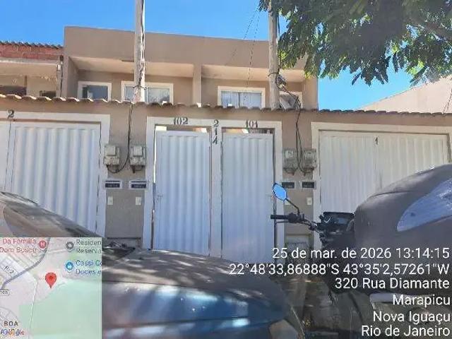 Apartamento para Venda em Nova Iguaçu/RJ Marapicu 1 Quartos