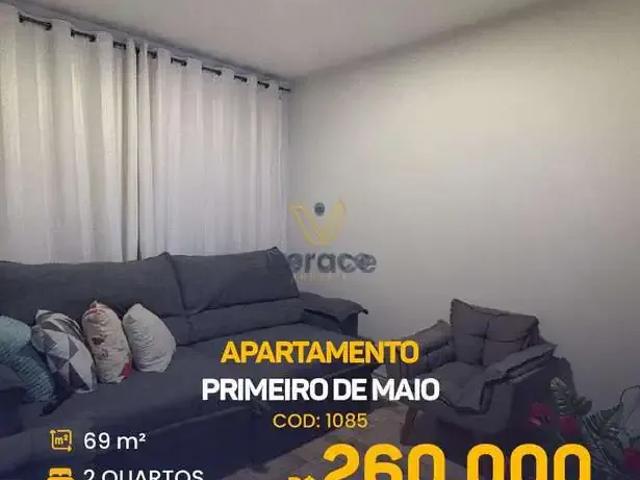 Apartamento para Venda em Ouro Branco/MG Primeiro de Maio 2 Quartos