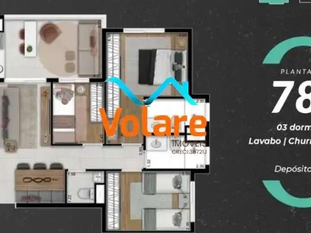 Apartamento para Venda em Osasco/SP Vila Osasco 3 Quartos