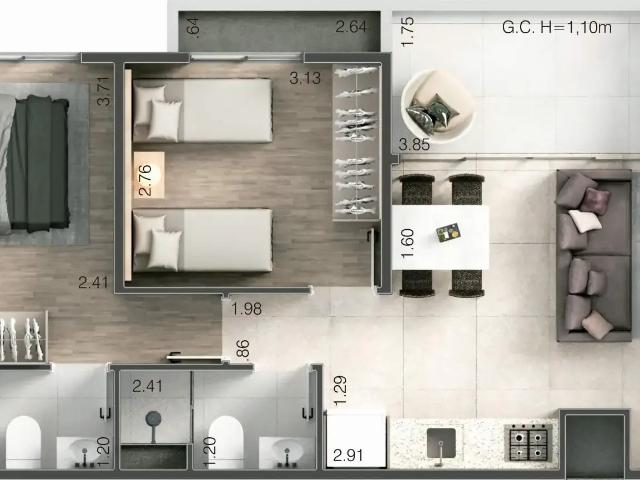 Apartamento para Venda em Osasco/SP Vila Yara 2 Quartos