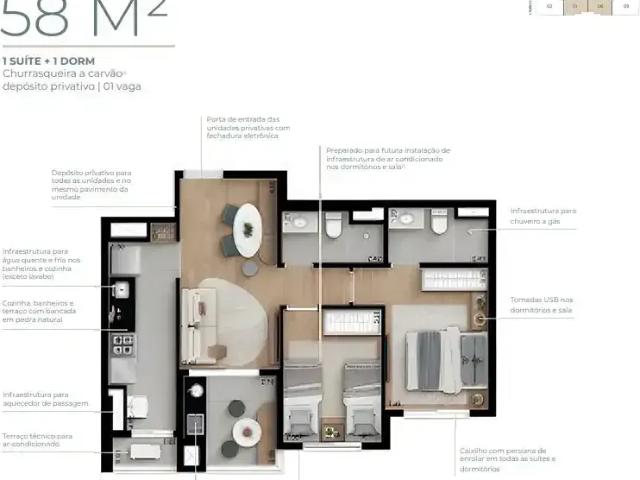 Apartamento para Venda em Osasco/SP Vila Yara 3 Quartos