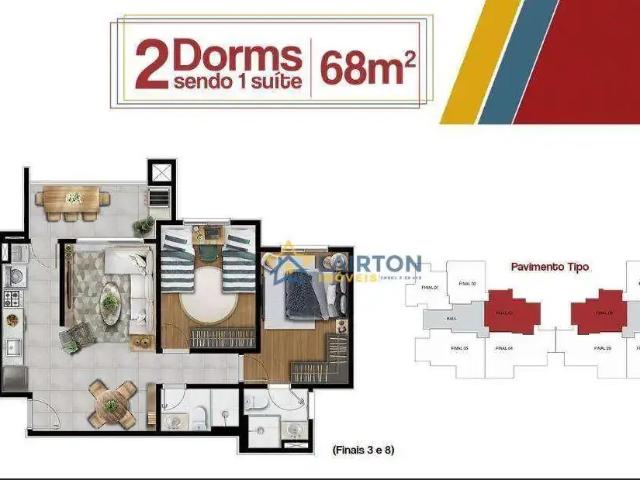 Apartamento para Venda em Atibaia/SP Estância Lynce 2 Quartos