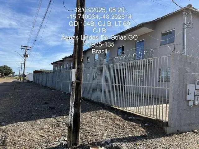 Apartamento para Venda em Águas Lindas de Goiás/GO Parque da Barragem Setor 10 2 Quartos