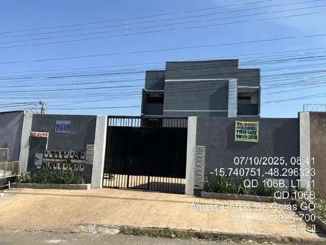 Apartamento para Venda em Águas Lindas de Goiás/GO Parque da Barragem Setor 10 2 Quartos