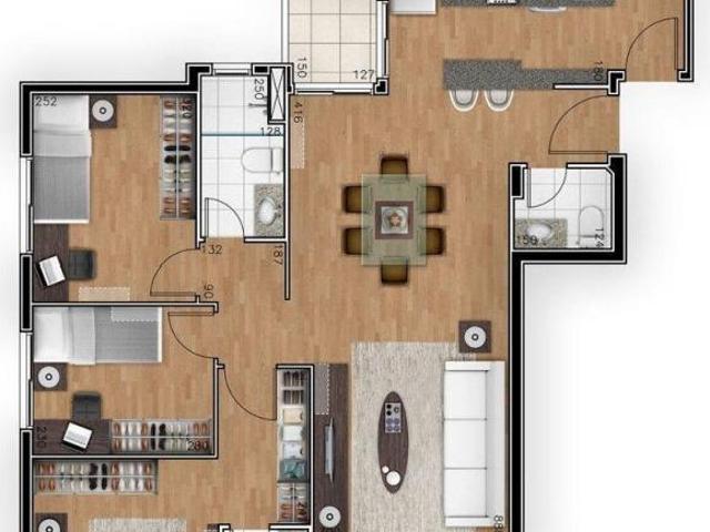 Apartamento para venda em Ahú de 130.00m² com 2 Quartos, 2 Suites e 2 Garagens