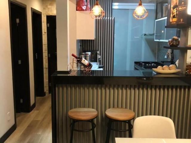 Apartamento para venda em Além Ponte de 52.00m² com 2 Quartos e 2 Garagens