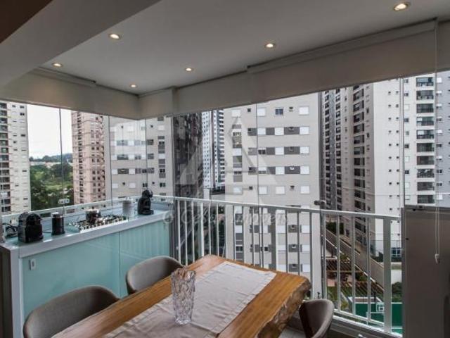 Apartamento para venda em Alphaville Empresarial de 54.00m² com 1 Quarto, 1 Suite e 2 Garagens
