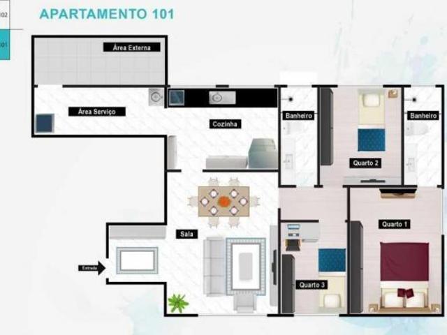 Apartamento para venda em Alto Barroca, Belo Horizonte