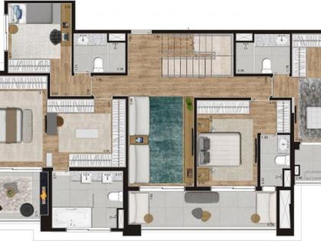 Apartamento para venda em Alto Do Anhangabau de 419.00m² com 4 Quartos, 4 Suites e 6 Garagens
