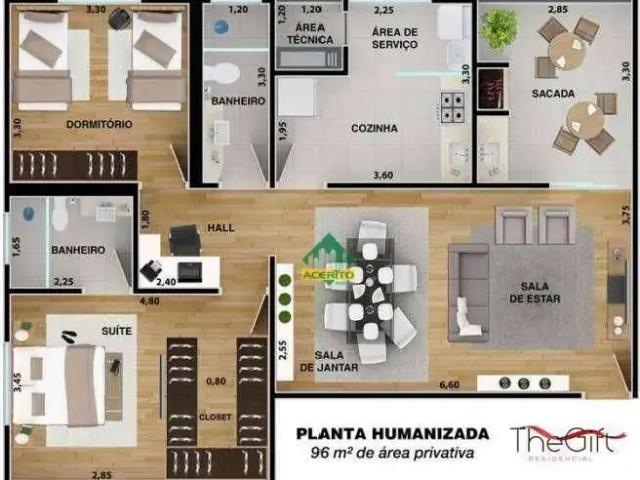 Apartamento para Venda em Araçatuba/SP Concórdia II 2 Quartos