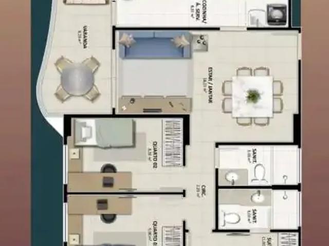 Apartamento para Venda em Aracaju/SE Luzia 3 Quartos