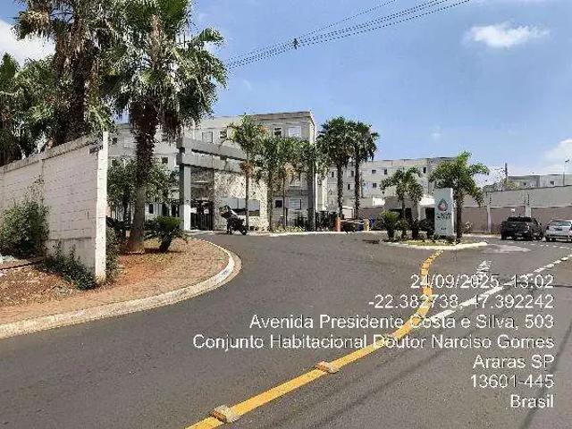 Apartamento para Venda em Araras/SP Conjunto Habitacional Narciso Gomes 2 Quartos