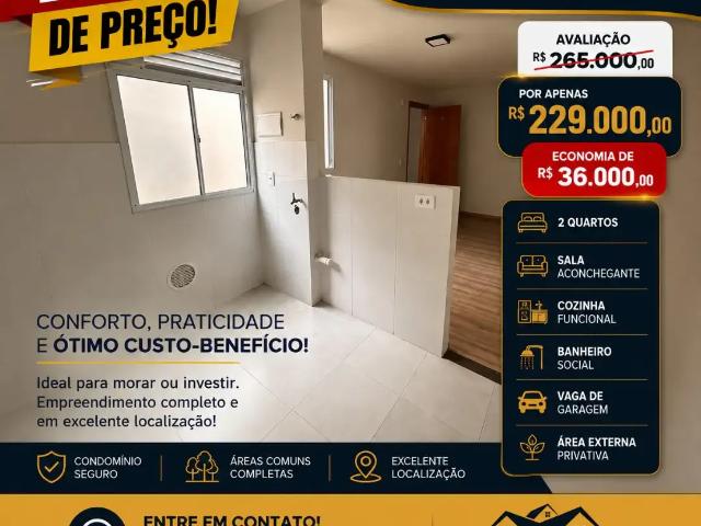 Apartamento para Venda em Araucária/PR Cachoeira 2 Quartos