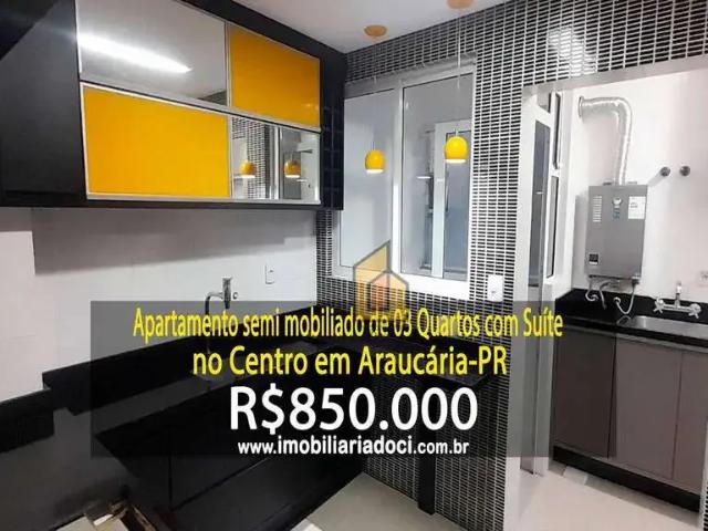 Apartamento para Venda em Araucária/PR Centro 3 Quartos