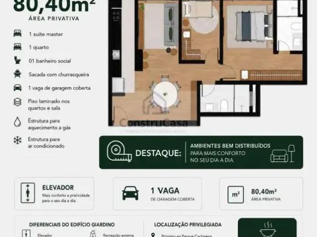Apartamento para Venda em Araucária/PR Iguaçu 2 Quartos