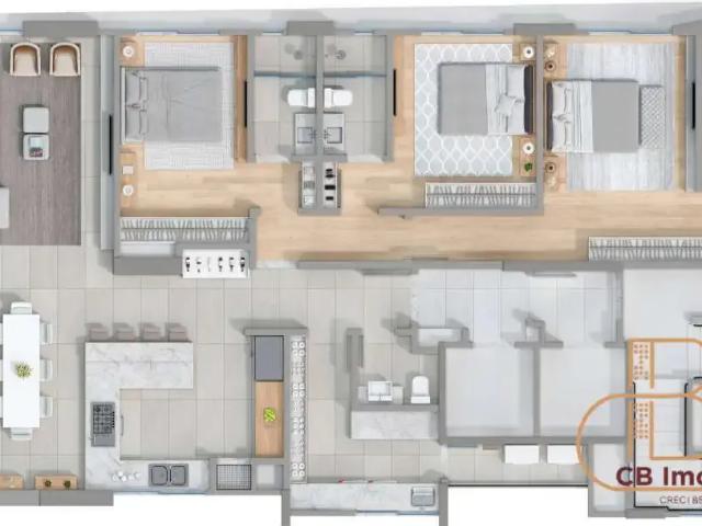 Apartamento para Venda em Balneário Camboriú/SC Centro 3 Quartos