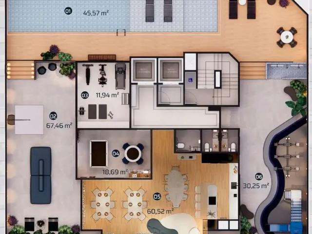 Apartamento para Venda em Balneário Camboriú/SC Centro 3 Quartos