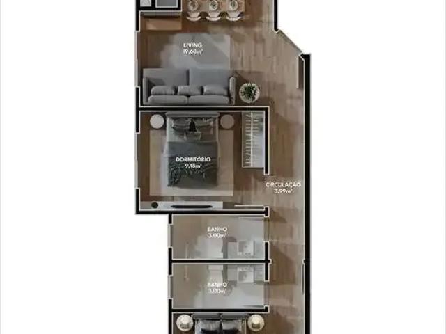 Apartamento para Venda em Balneário Camboriú/SC Jardim Iate Clube 2 Quartos