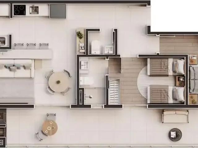 Apartamento para Venda em Balneário Piçarras/SC Itacolomi 2 Quartos