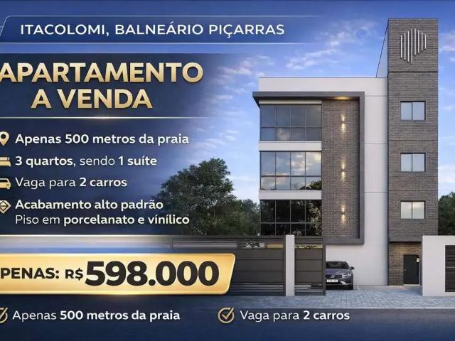 Apartamento para Venda em Balneário Piçarras/SC Itacolomi 3 Quartos