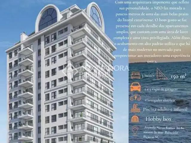 Apartamento para Venda em Balneário Piçarras/SC Itacolomi 3 Quartos