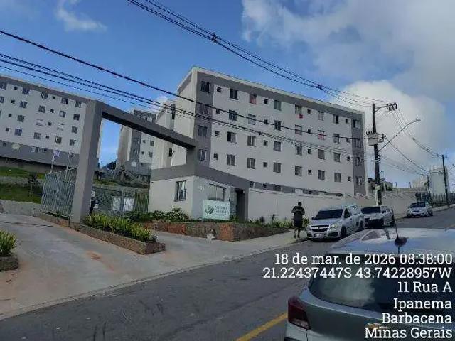 Apartamento para Venda em Barbacena/MG Ipanema 2 Quartos