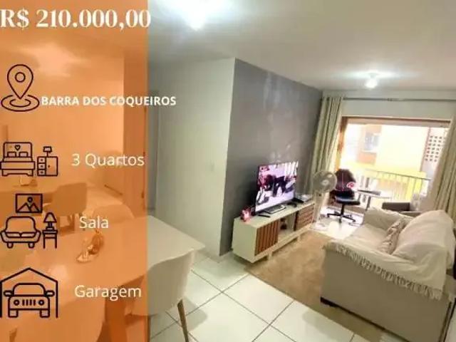 Apartamento para Venda em Barra dos Coqueiros/SE Olhos D'água 2 Quartos