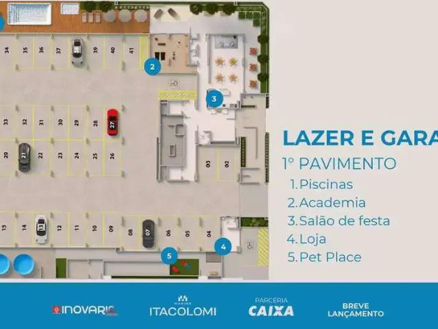 Apartamento para Venda em Barra Velha/SC Itajubá 2 Quartos