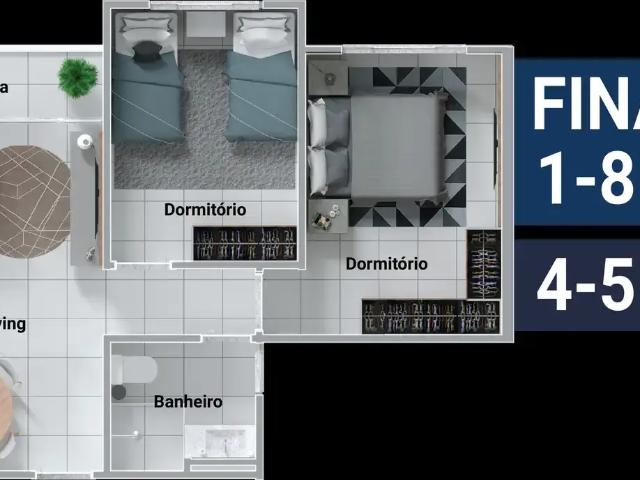 Apartamento para Venda em Barra Velha/SC São Cristovão 2 Quartos