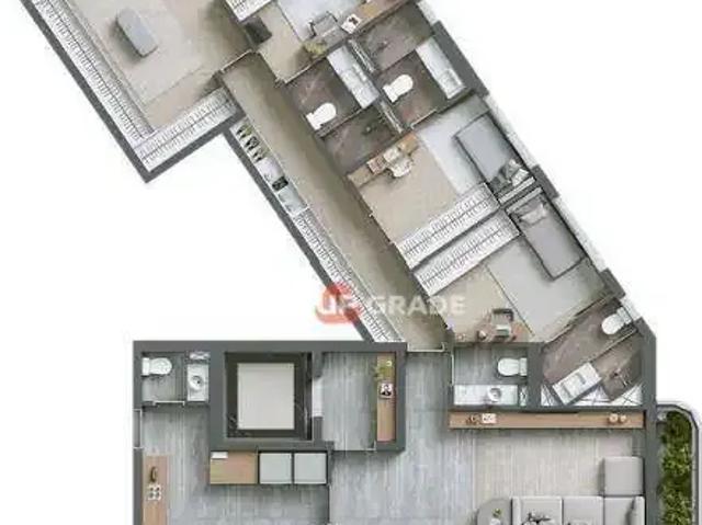 Apartamento para Venda em Barueri/SP Alphagran Alphaville 4 Quartos