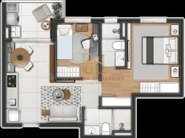 Apartamento para Venda em Barueri/SP Jardim São Silvestre 2 Quartos
