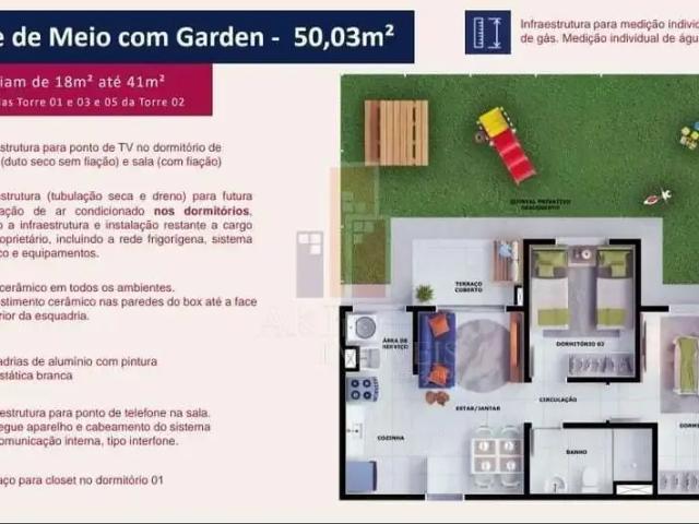 Apartamento para Venda em Bauru/SP Parque Água Comprida 2 Quartos