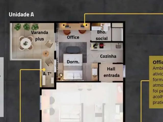 Apartamento para Venda em Bauru/SP Vila Cidade Universitária 2 Quartos