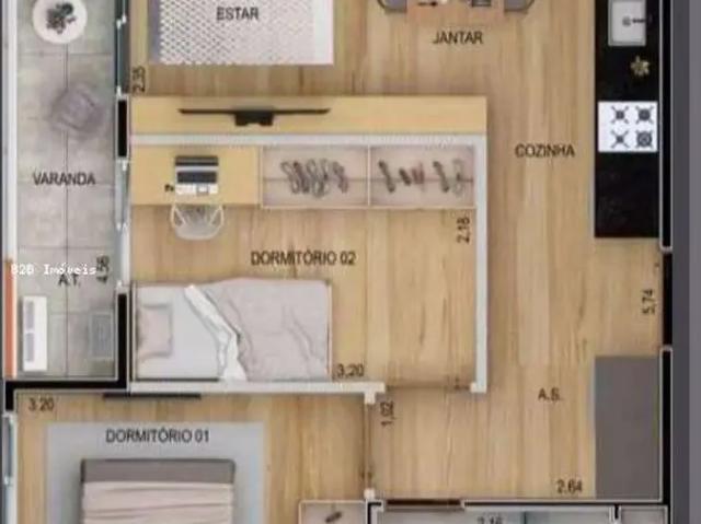 Apartamento para Venda em Bauru/SP Vila Nova Cidade Universitária 2 Quartos