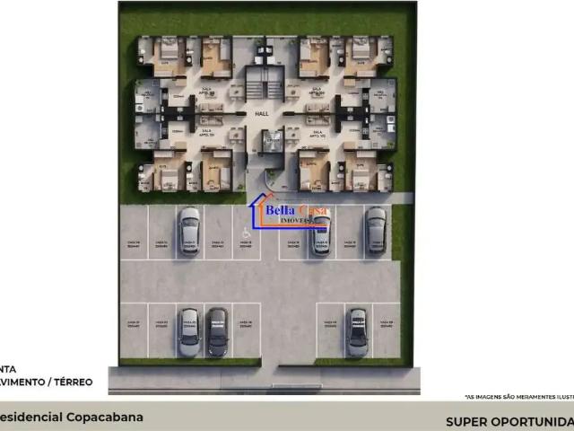 Apartamento para Venda em Belo Horizonte/MG Copacabana 2 Quartos