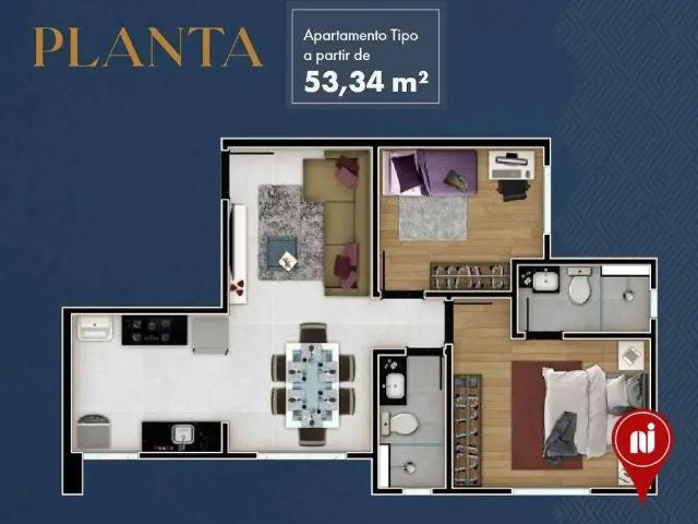 Apartamento para Venda em Belo Horizonte/MG Alto Caiçaras 2 Quartos