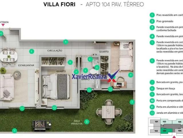Apartamento para Venda em Belo Horizonte/MG Alípio de Melo 2 Quartos