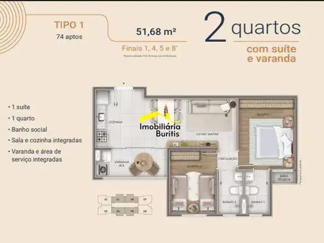 Apartamento para Venda em Belo Horizonte/MG Betânia 2 Quartos