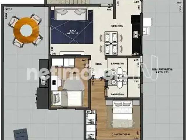Apartamento para Venda em Belo Horizonte/MG Indaiá 2 Quartos