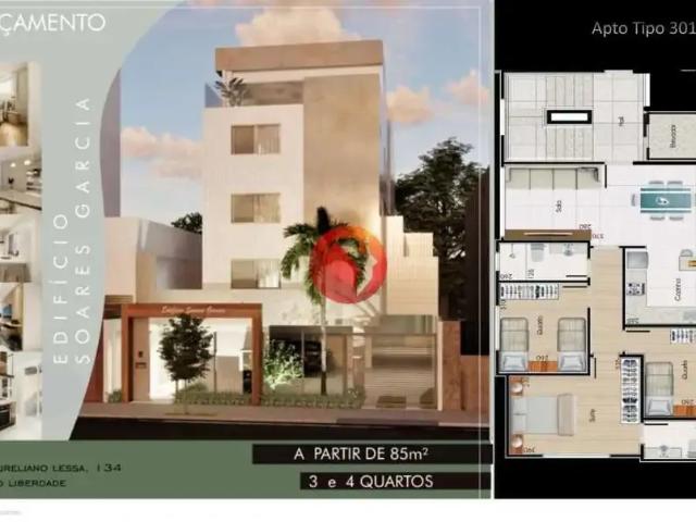 Apartamento para Venda em Belo Horizonte/MG Liberdade 3 Quartos