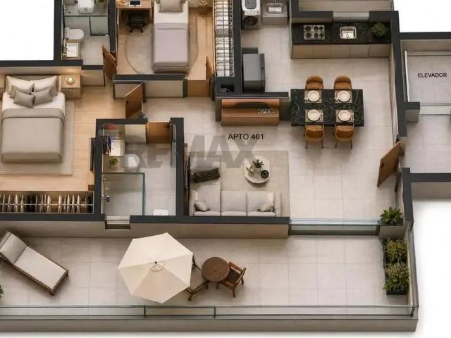 Apartamento para Venda em Belo Horizonte/MG Santo Antônio 2 Quartos