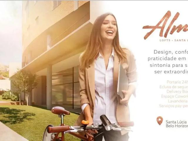 Apartamento para Venda em Belo Horizonte/MG Santa Lúcia 1 Quartos