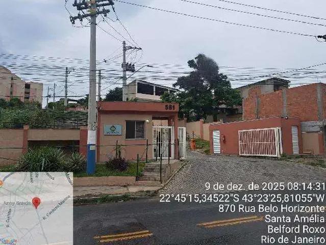 Apartamento para Venda em Belford Roxo/RJ Parque Santa Amélia 1 Quartos