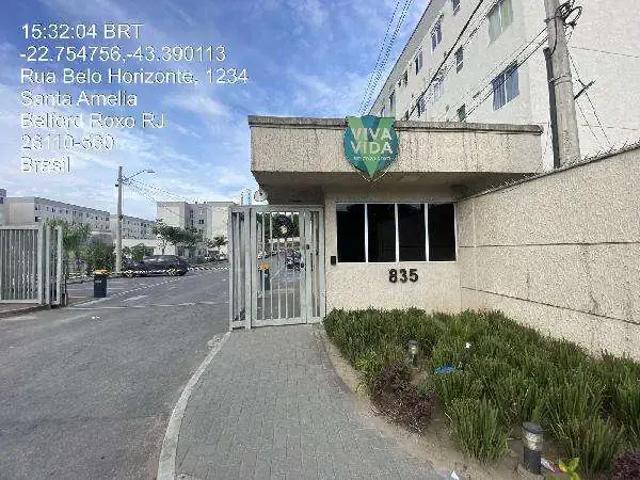 Apartamento para Venda em Belford Roxo/RJ Parque Santa Amélia 2 Quartos
