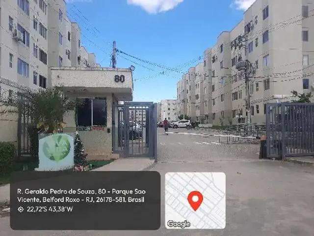 Apartamento para Venda em Belford Roxo/RJ São Vicente 2 Quartos