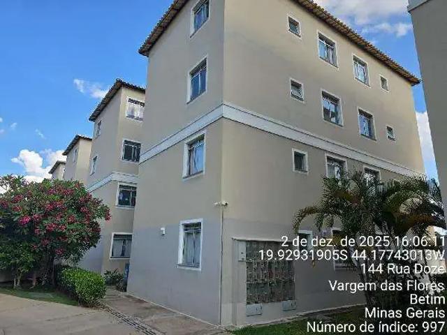 Apartamento para Venda em Betim/MG Vargem das Flores 2 Quartos